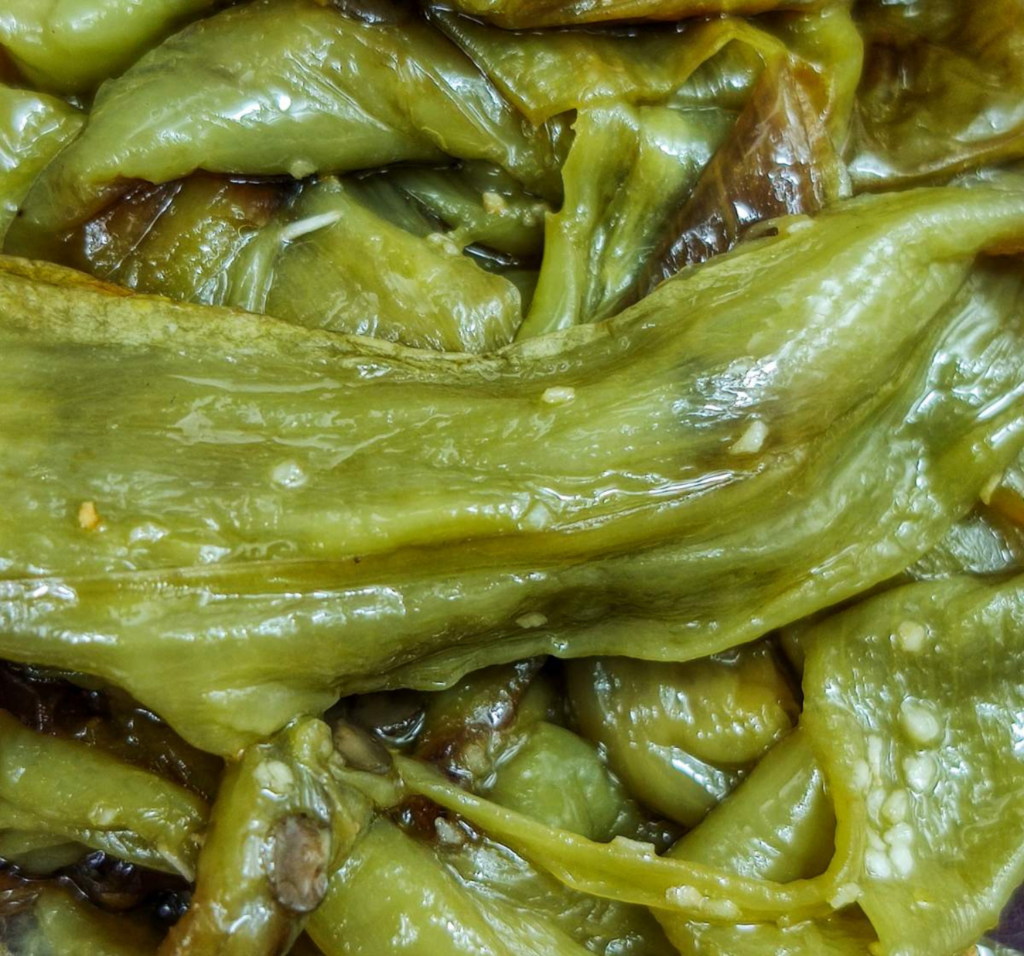 Ψητές πράσινες πιπεριές κέρατο - mrssoupe.com
